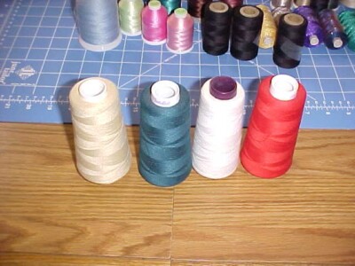 4 Maxi-Lock Serger Thread Cones 100% Polyester 3000 Yards Made in USA ...