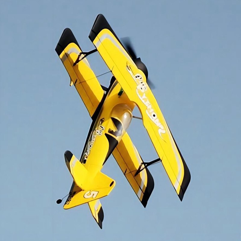 Dynam Pitts Python Model 12 Yellow 4S RC Aerobatic 3D Sport Biplane | eBay