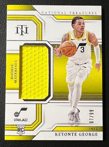 Keyonte George 2023-24 Panini National Treasures Rookie Materials 07/99 ...
