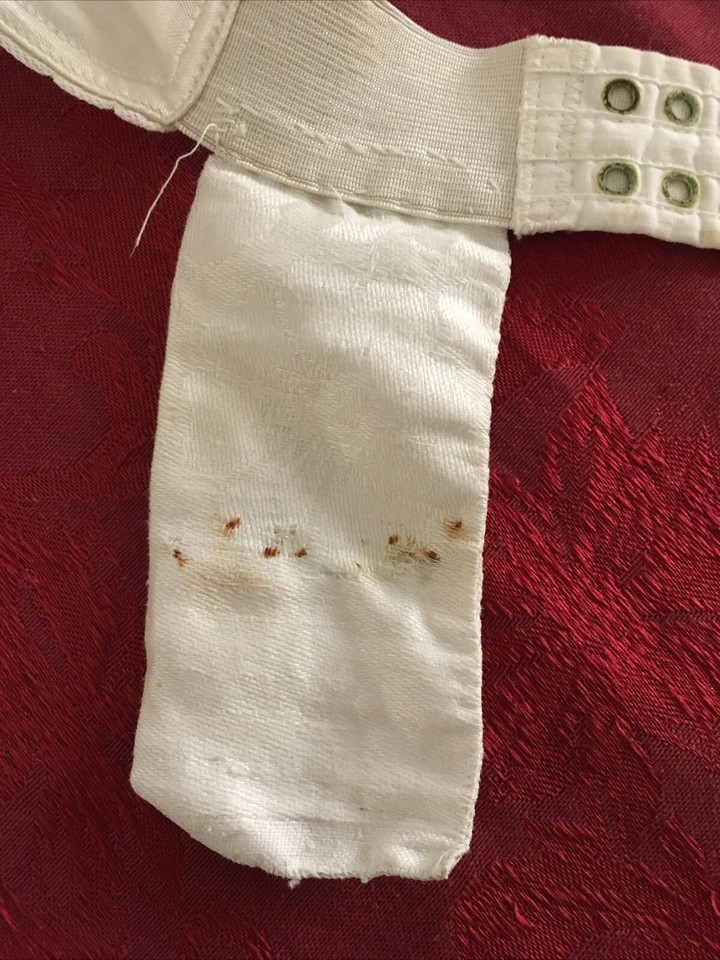 VTG MCM: Exquisite Pointy Bullet Bra/Simone Satin garter pinup retro ...