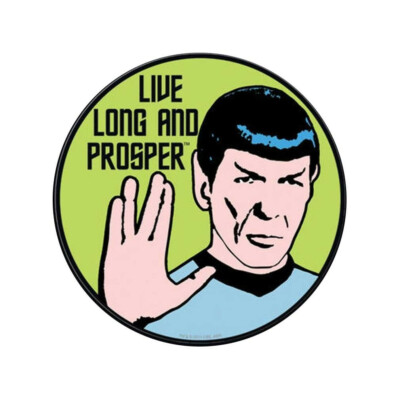 Star Trek Spock Live Long Prosper Sticker Green | eBay