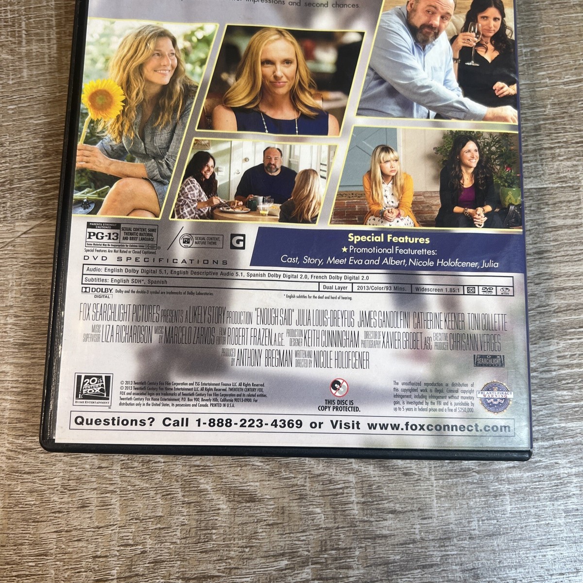 Enough Said Dvd