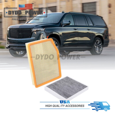 Cabin & Engine Air Filter Fit For 2019-2023 Chevrolet Chevy GMC CF185 ...