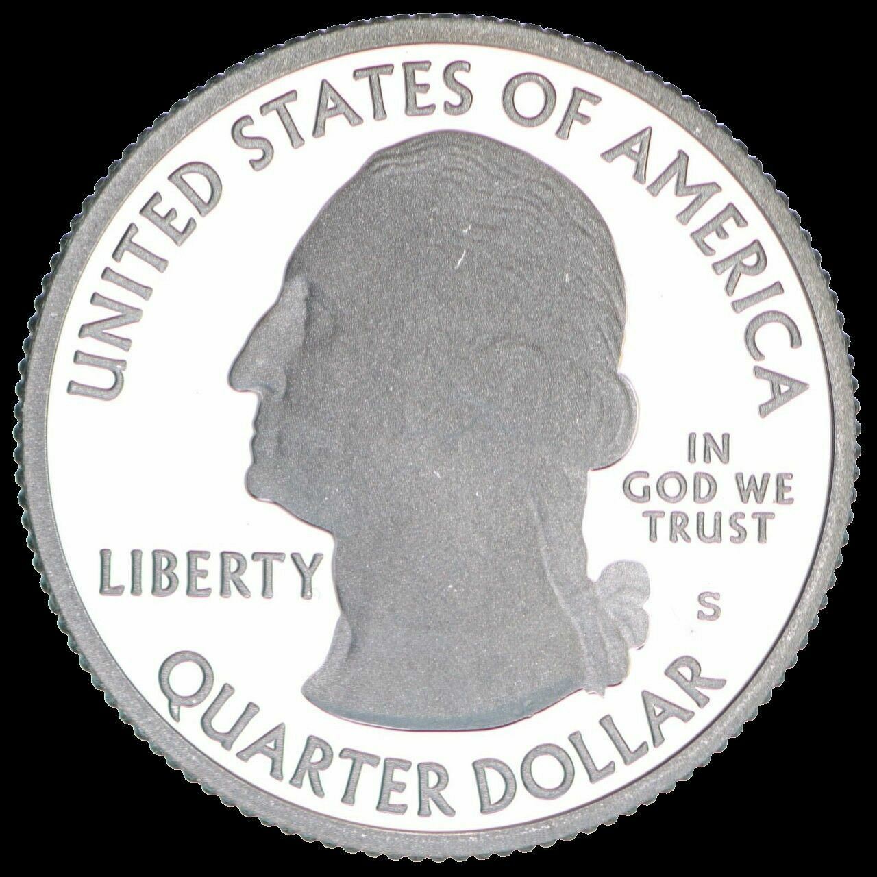 2018-S Michigan ATB Pictured Rocks Quarter PROOF Deep Cameo Clad US ...