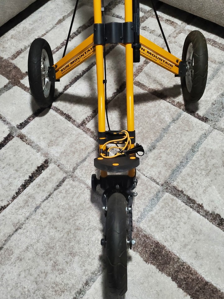 Sun Mountain Push Pull Golf Speed Cart 3-Wheel - Folding/Collapsible ...