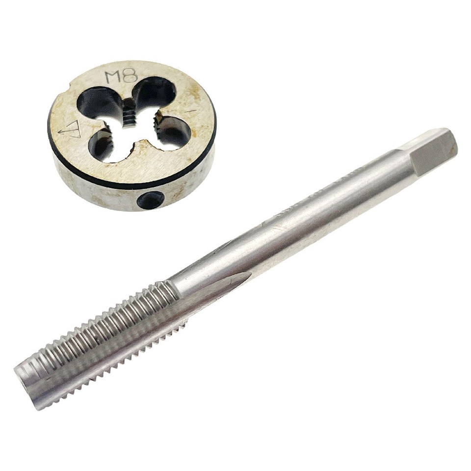 M8 x 1 Tap & Die Set RH Right Hand M8 x 1.0mm Metric Tap Die M8x1 ...