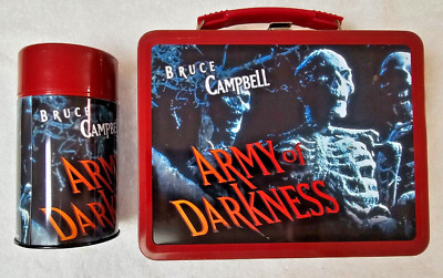 NECA 1993 Bruce Campbell Army Of Darkness Limited Ed. Metal Lunchbox W ...