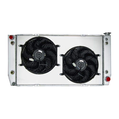 4 Row Radiator Shroud Fan For 1988-2000 Chevy GMC C/K C2500 3500 Pickup ...