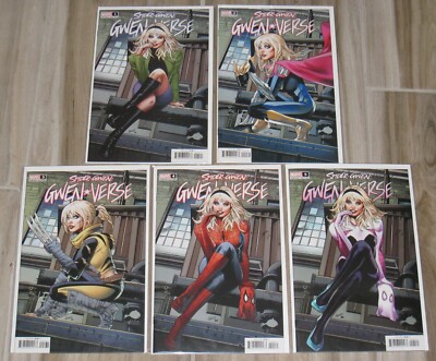 Spider-Gwen Gwen-Verse #1-5 Land Variants | Marvel Comics 2022 | 1st ...