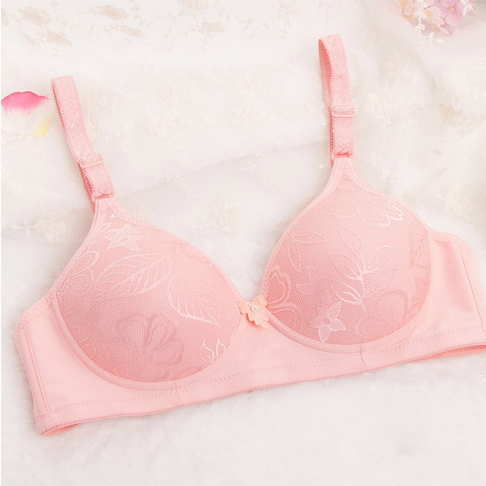 Soft Flat-chested Ladies Bras Sexy Lingerie Wireless Brassiere ...