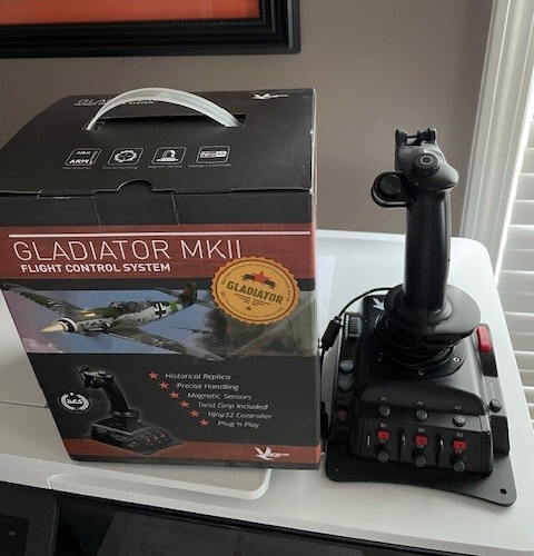 VKB SIM GLADIATOR MKII FLIGHT CONTROL SYSTEM JOYSTICK USB GAMING ...