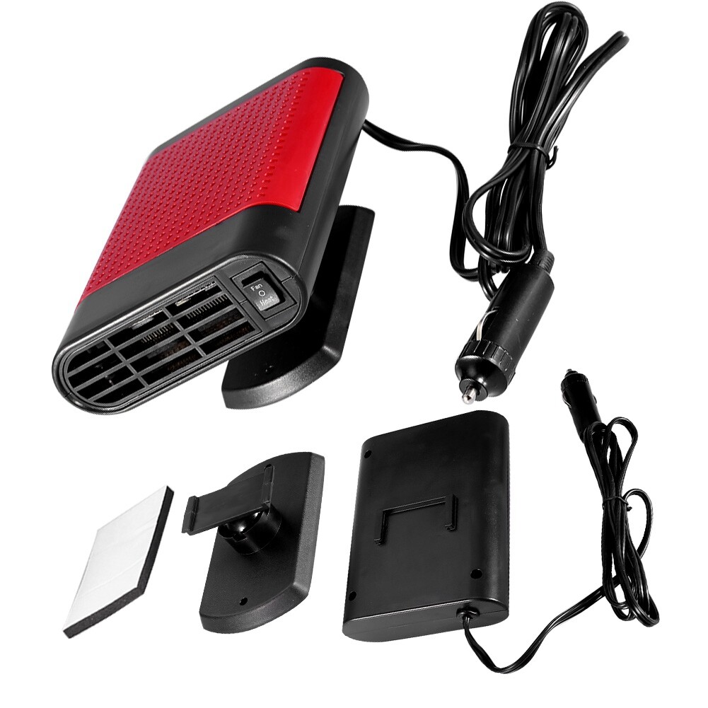 Car 12V Portable Electric Window Heater Heating Dryer Windshield Fan ...