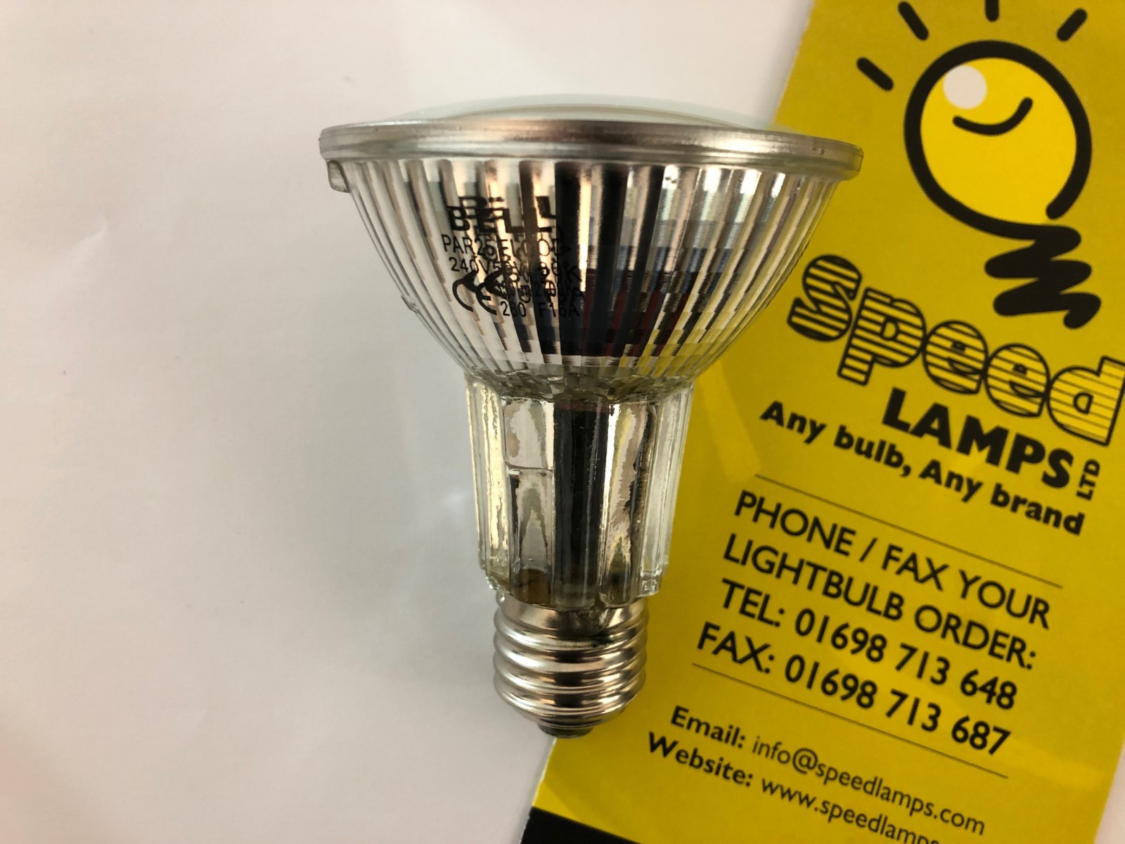 Bell Hi-spot 80 50w ES Flood Par 25 Halogen Reflector Bulb R80 for sale ...