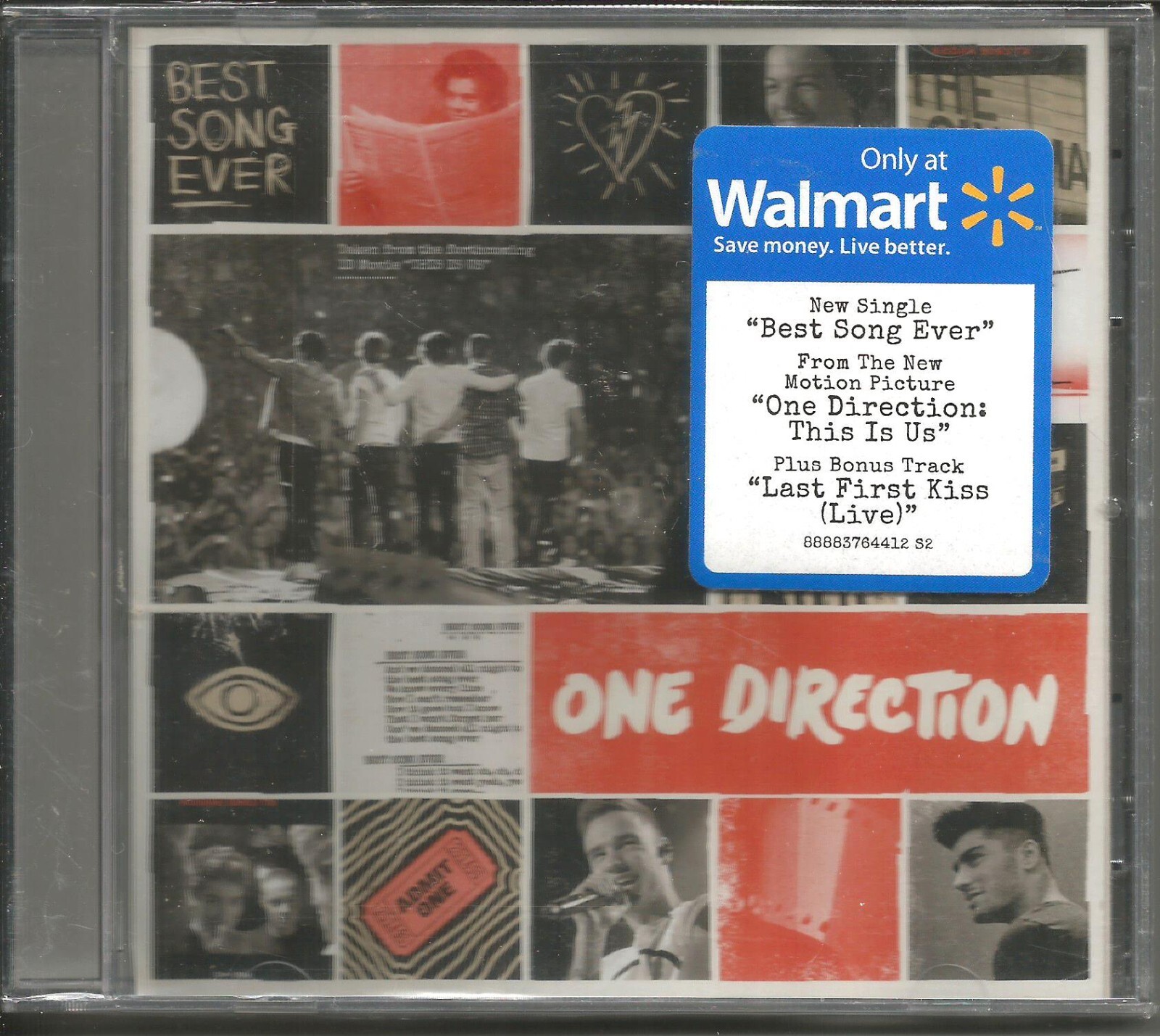 One Direction Last First Kiss Album Cover