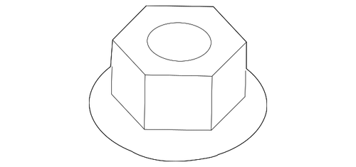 Genuine Toyota Upper Retainer Nut 90182-A0022 | eBay