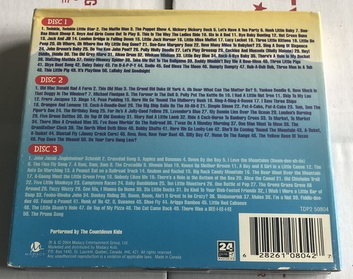 150 Fun Songs for Kids The Countdown Kids (CD, Jul-2005, 3 Discs ...