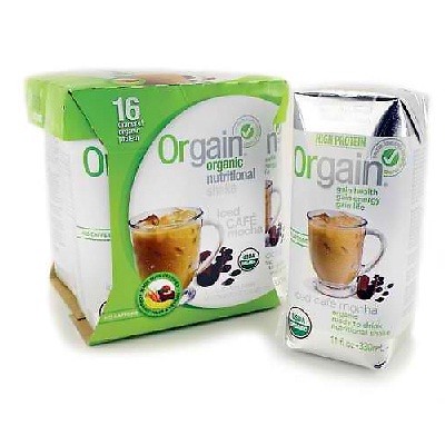 Orgain Organic Nutritional Shake Iced Café Mocha 4 Shakes for sale ...