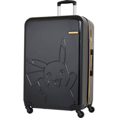 Pokemon Pikachu Suitcase Travel Luggage Carry on Bag TSA Lock Black 37L ...