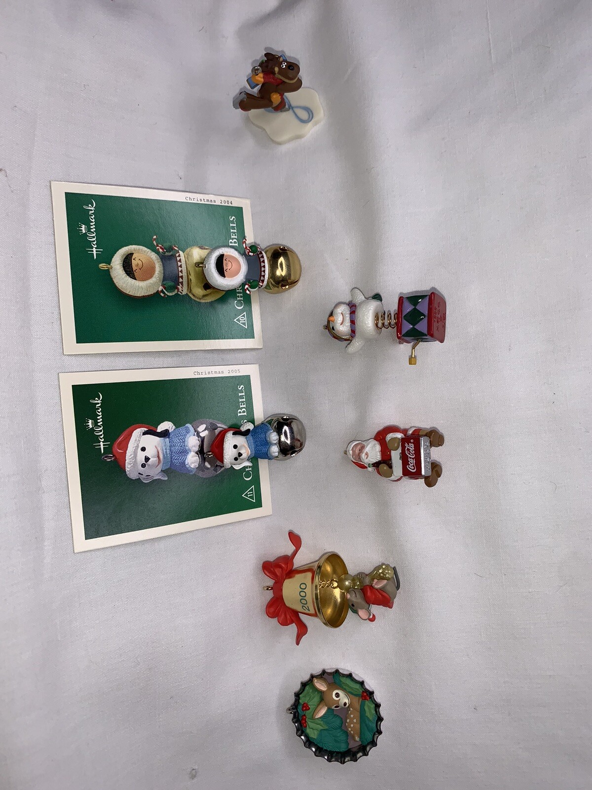 Hallmark Miniature Keepsake Ornaments Lot Of 7 W/ Boxes EUC Assorted ...