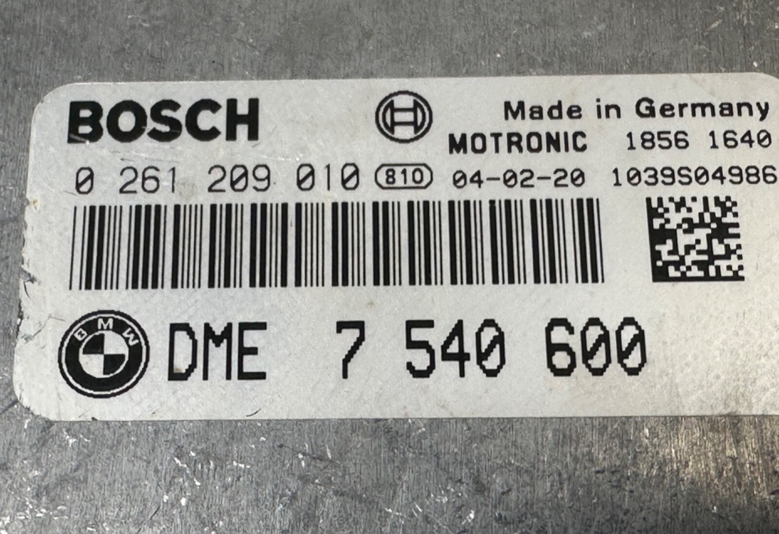 2004 BMW 545i Engine Computer Control Module ECU ECM OEM Bosch DME ...