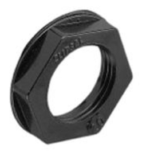 8x Clipsal HEXAGONAL LOCK NUTS Rigid PVC Conduit Fitting DARK GREY ...