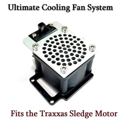 RCP Xtreme Cool Ultimate 8 volt High Speed Fan Fits Traxxas Sledge 28 ...