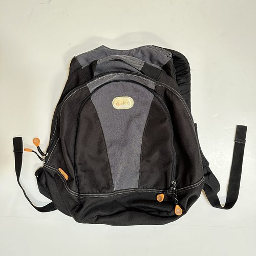 Nike Hologram VIDEO Black Orange Two Compartment Backpack #56323 School ...