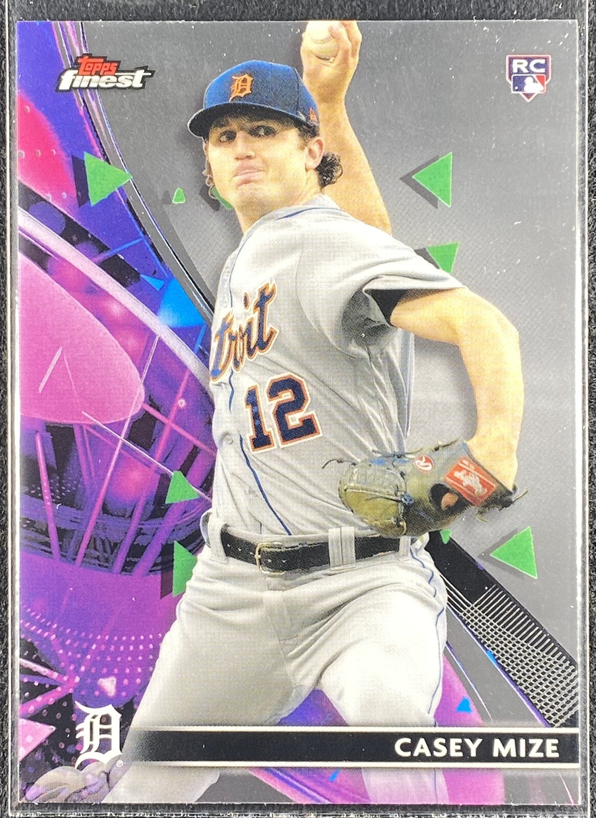 2021 Topps Finest Casey Mize Rookie #73 Detroit Tigers RC | eBay