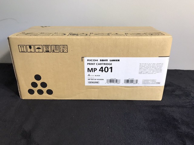 841886 Genuine Ricoh Savin Lanier Black Print Cartridge MP 401 4520dn ...