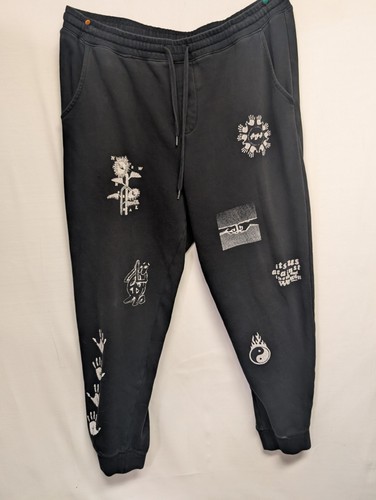 10 Deep Jogger Sweat Pants Men XL Scott Sasso Tattoo Pockets Black 10 ...