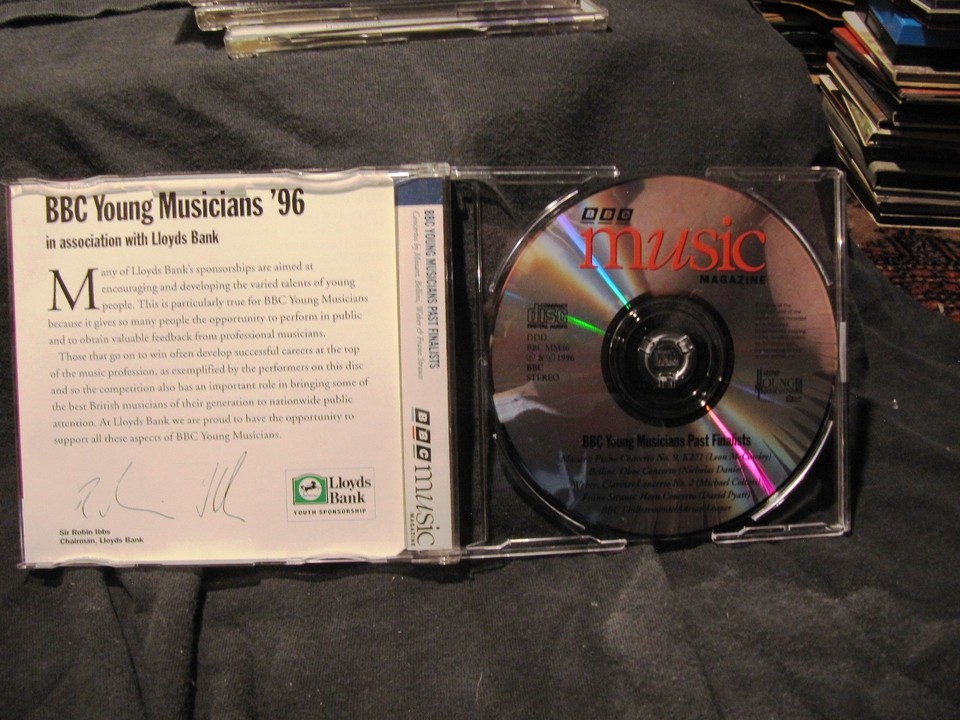 BBC MUSIC Young Musicians Past Finalists Leon McCawley Nicholas Daniel ...