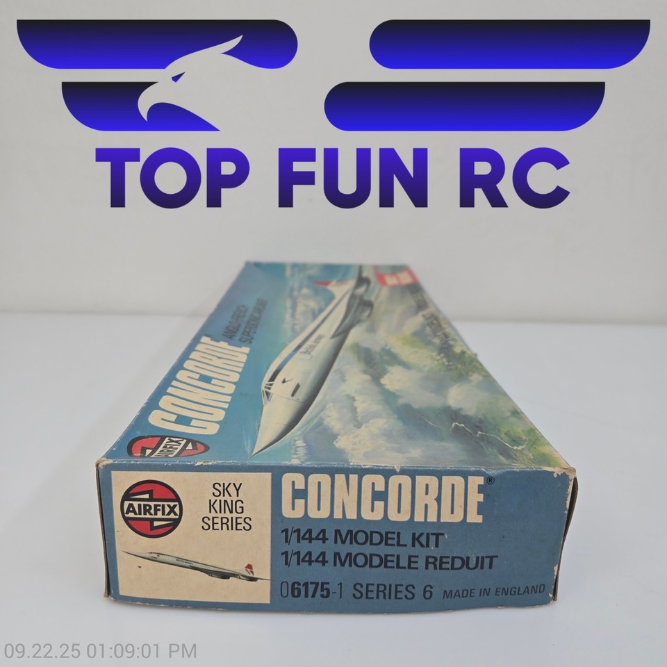 Airfix Sky King Series 1/144 Scale Model Kit Concorde Airplane Series 6 ...