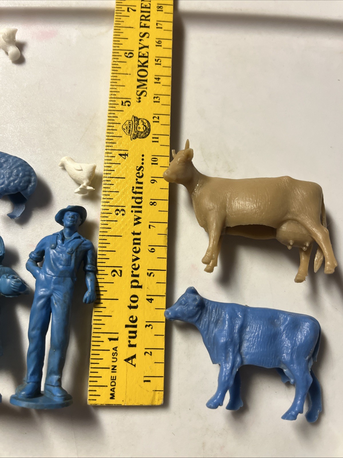 Vintage Marx Farm Playset Figures = People / Animals 49 piece lot | eBay