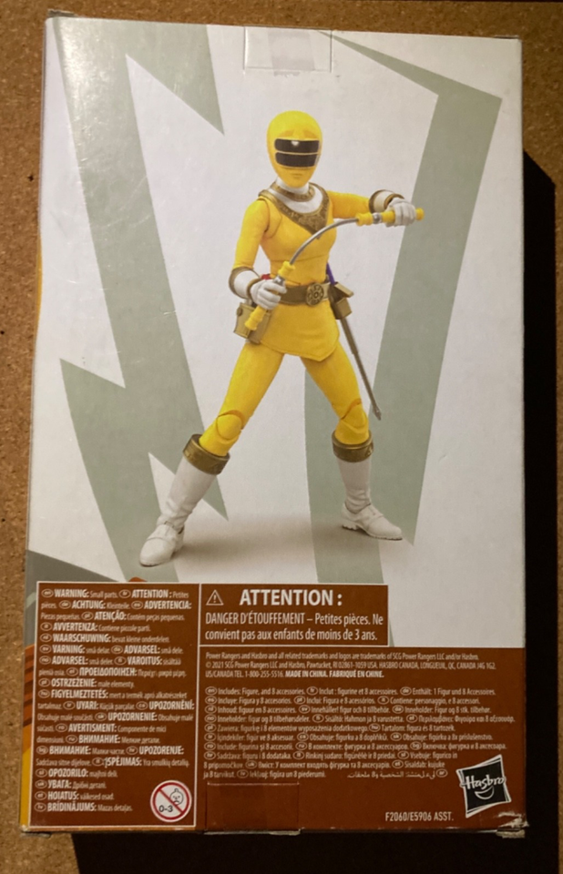 Hasbro Power Rangers Lightning Collection Zeo Yellow Action Figure ...