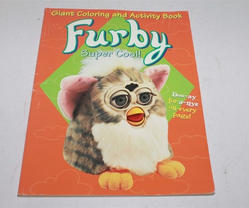Furby Super Cool Giant Coloring And Activity Book 1999 Honey Bear Books ...