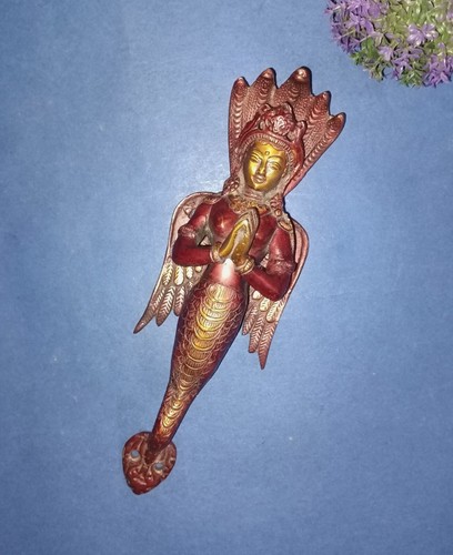 Mythology Snake Lady Door Handle Brass Mermaid Sea Goddess Pull Home ...