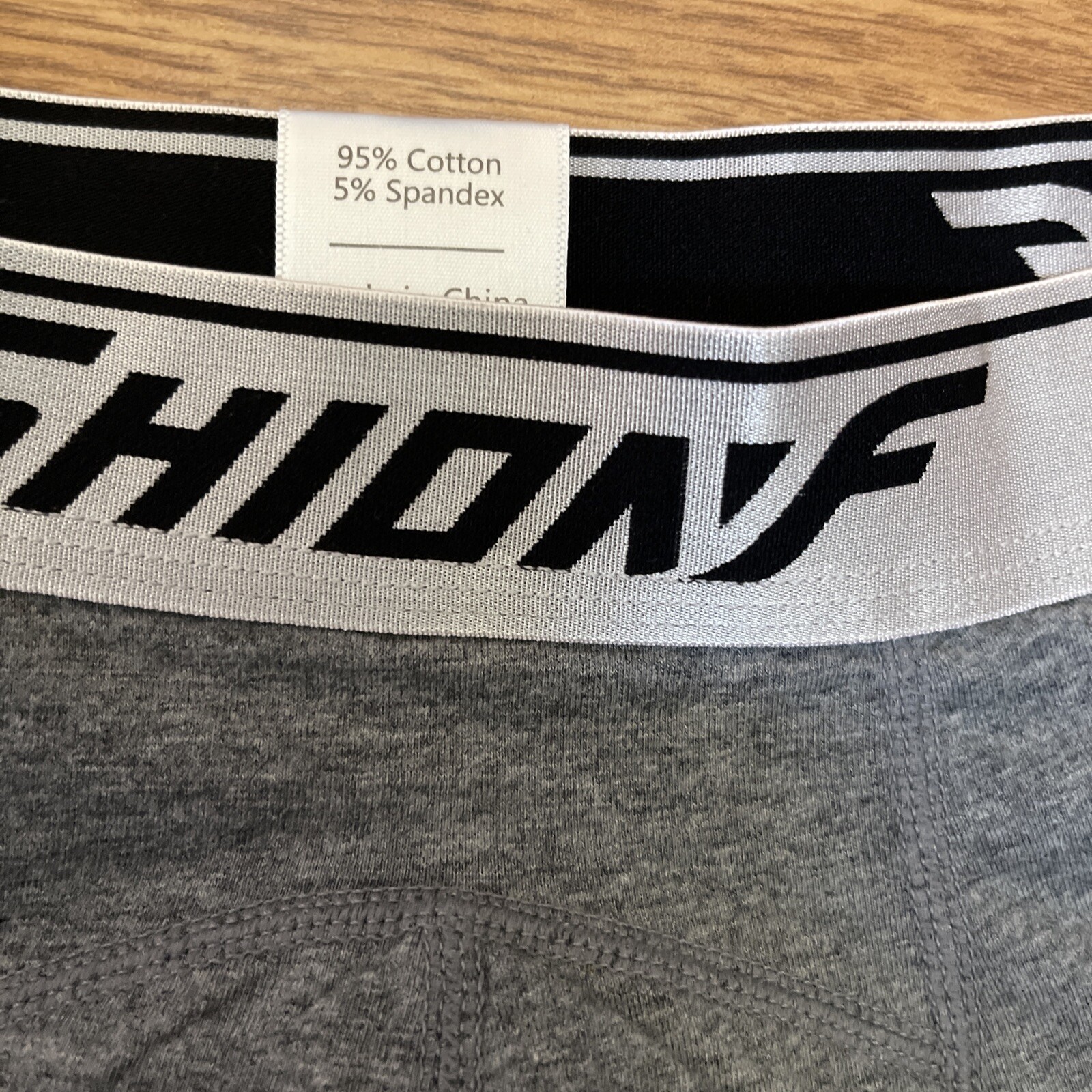 SHIONF Mens Trunks Boxer Soft Underwear Scrotum Pouch Mes Grey Size S ...