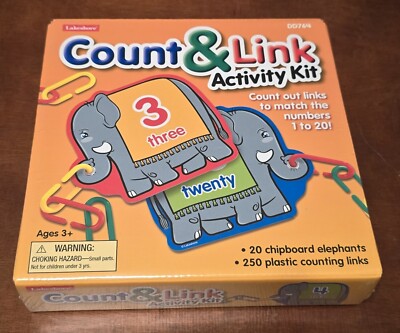 Lakeshore Count & Link Activity Kit - Tactical Activity For Hands-on ...