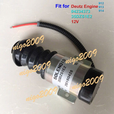 12V Solenoid 04234373 for Deutz FL914 FL913 EngineBF3L914 D914L03 ...