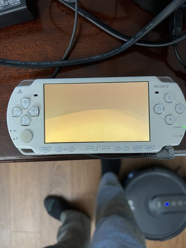 Sony PSP White Handheld Console With 1 Game | eBay
