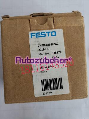 1pcs FESTO hand operated valve VHER-AH-M04C-G18-UD 538179 | eBay