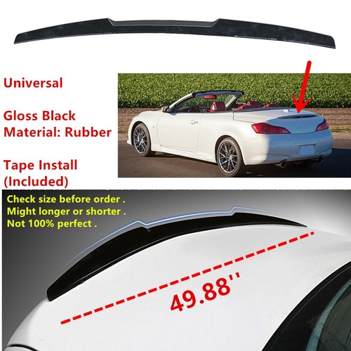 49.8'' For INFINITI Q60 Convertible Painted Sporty Rear Spoiler ...