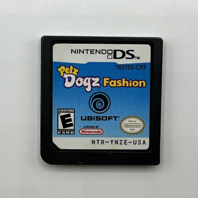 Nintendo DS Petz Dogz Fashion Authentic Tested & Working NDS Ubisoft ...