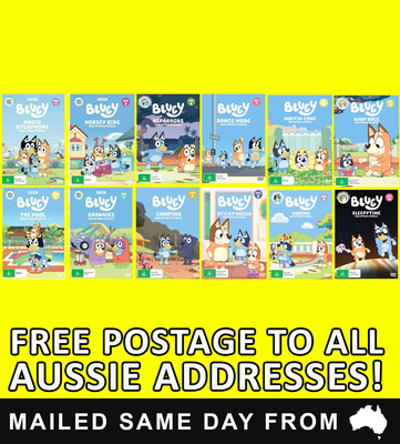 Bluey Cartoon COMPLETE Series Volume 1-12 1 2 3 4 5 6 7 8 9 10 11 12 ...