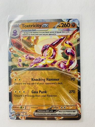 Pokémon TCG Toxtricity ex Paradox Rift 100/182 Holo Double Rare | eBay