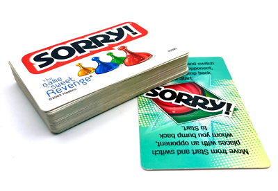 Sorry Game Cards Replacement
