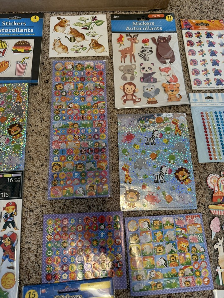 Assorted Scrapbooking Crafting Stickers & Embellishments - Large lot | eBay