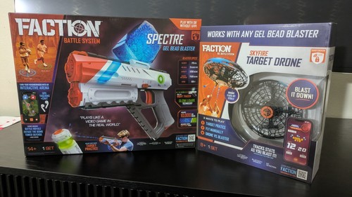 Faction Gel Battle System Spectre Gel Bead Blaster And Skyfire Target ...