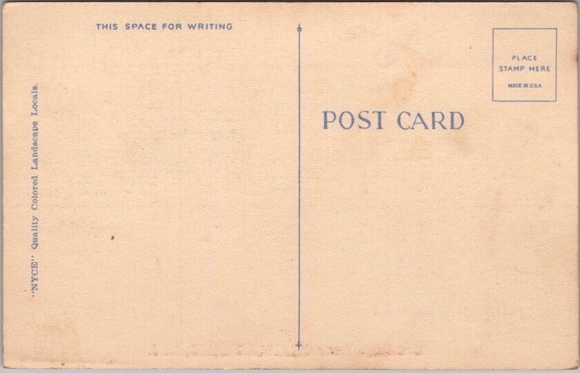 Vintage 1940s CHANGEWATER, New Jersey Greetings Postcard Road Scene ...