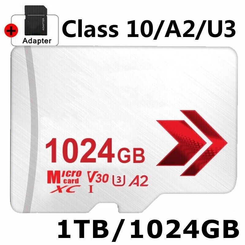 Fast Delivery 128GB 256GB 1TB High Capacity Micro SDHC Memory Card with ...